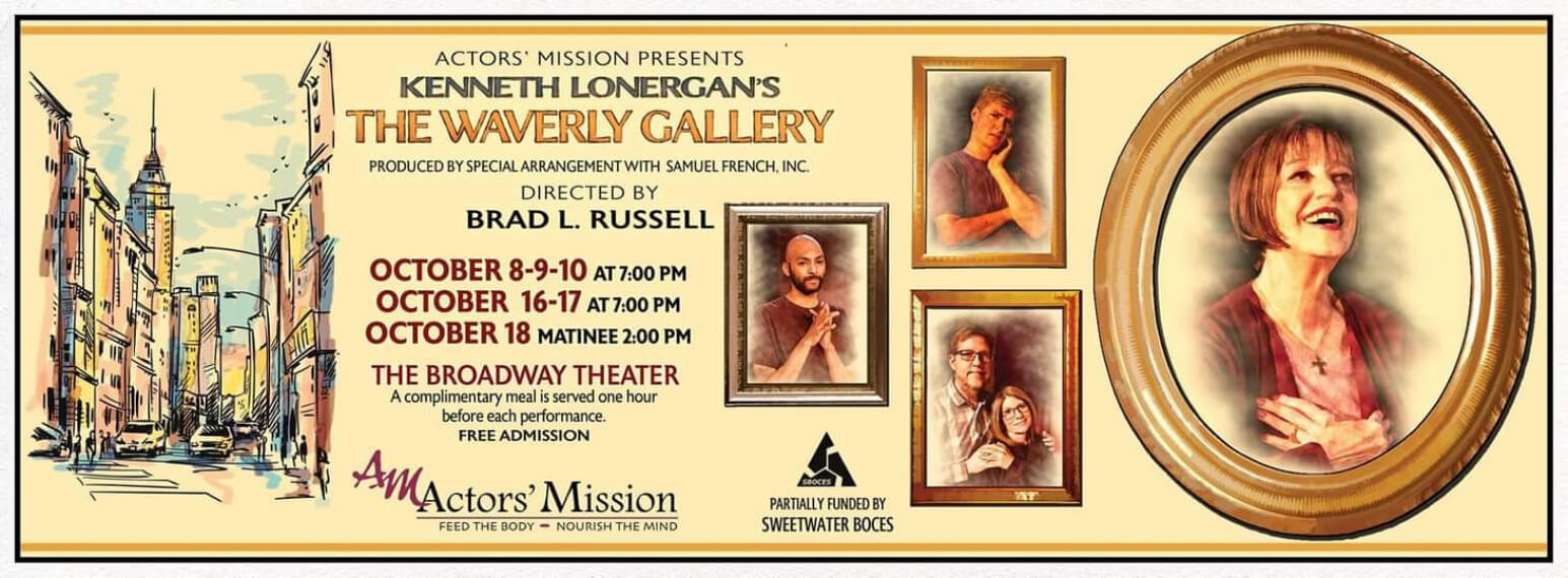 Actor's Mission Presents Kenneth Lonergan's The Waverly Gallery.